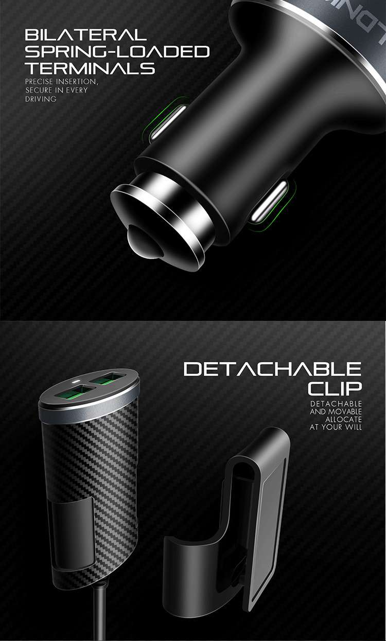 LDNIO C502 4-USB Car Charger | 3RAFOTY STORE