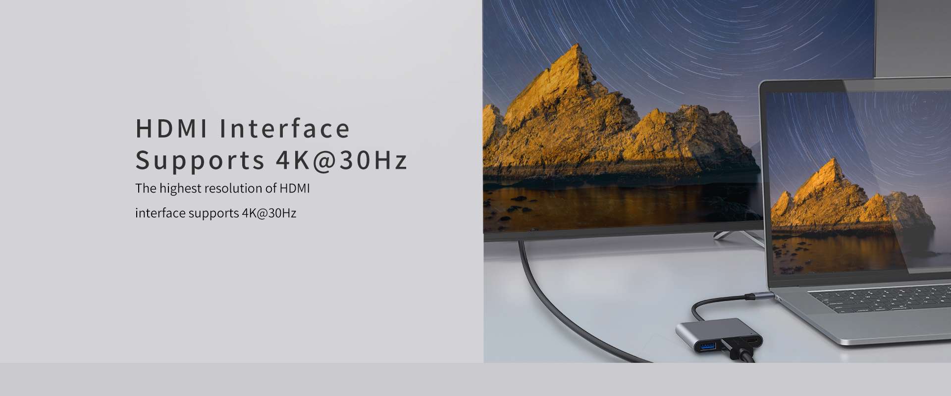 Recci RH05 3 in 1 HUB With 100W PD Charging, 4K UHD HDMI, SD Card & USB3.0 | 3RAFOTY STORE