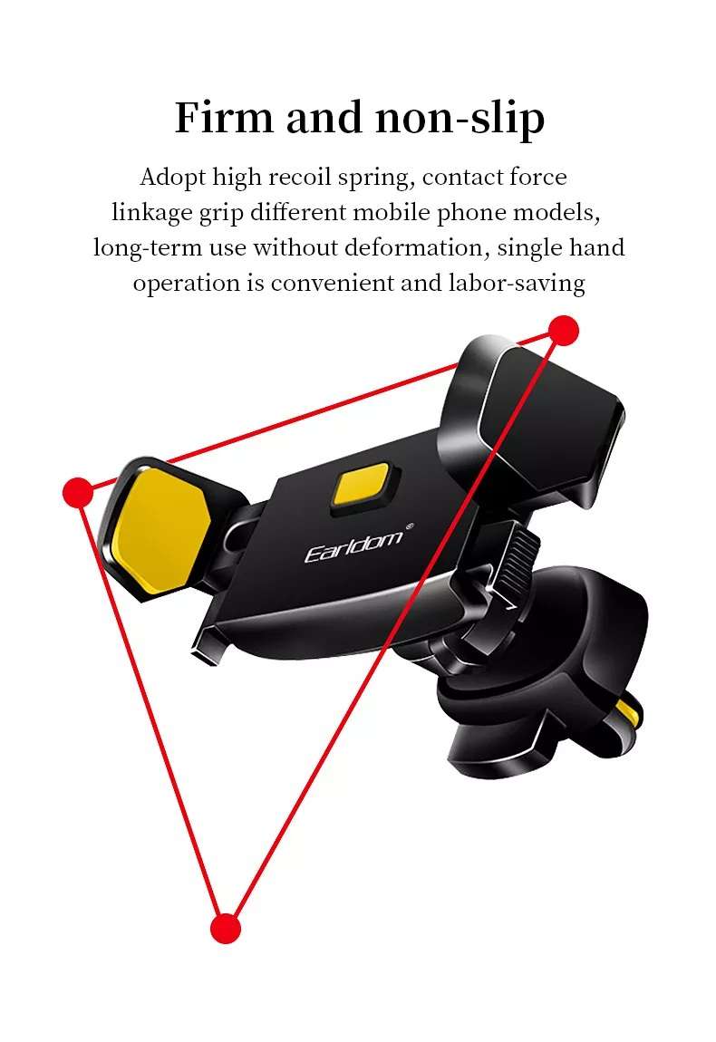Earldom EH45 Car Air Mount For Mobile | 3RAFOTY STORE